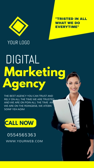 DIGITAL MARKETING POSTER TEMPLATE | PosterMyWall
