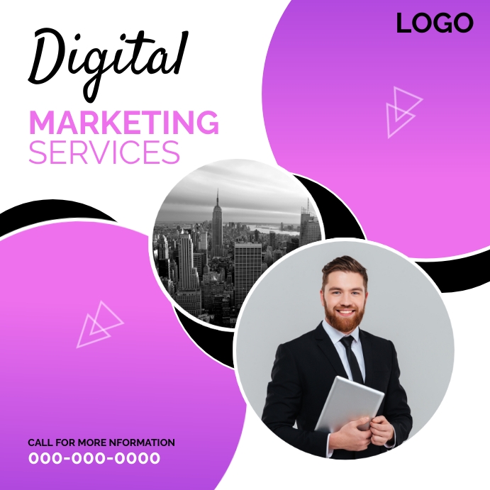 Digital Marketing Servicecs Template | PosterMyWall