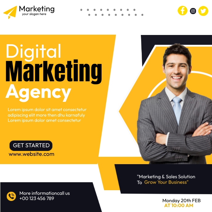 Digital Marketing Services Template | PosterMyWall