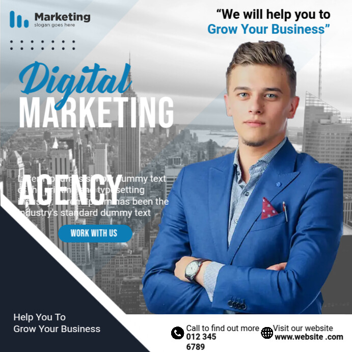 Digital Marketing Services Template | PosterMyWall