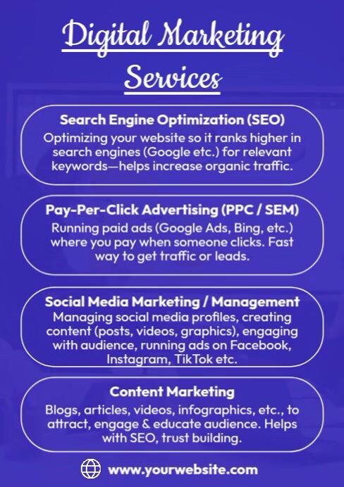 Plantilla de Digital Marketing Services | PosterMyWall