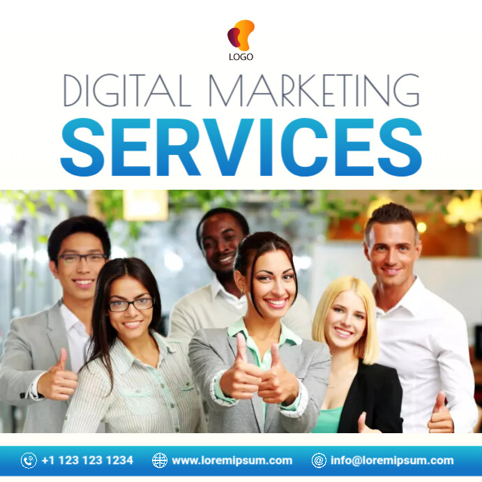 Brosur Brosur Layanan Pemasaran Digital Templat | PosterMyWall