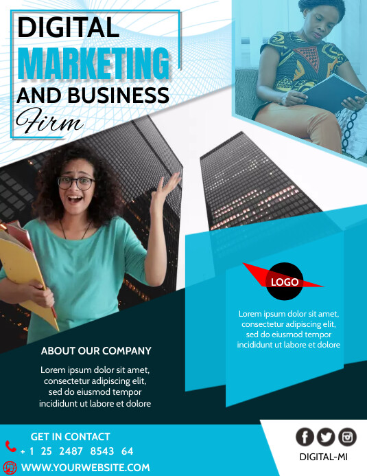 Copy of digital marketing services flyer template | PosterMyWall