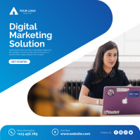 Digital Marketing Solution Poster Template | PosterMyWall