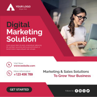 Digital Marketing Solution Social Media Poste Template | PosterMyWall