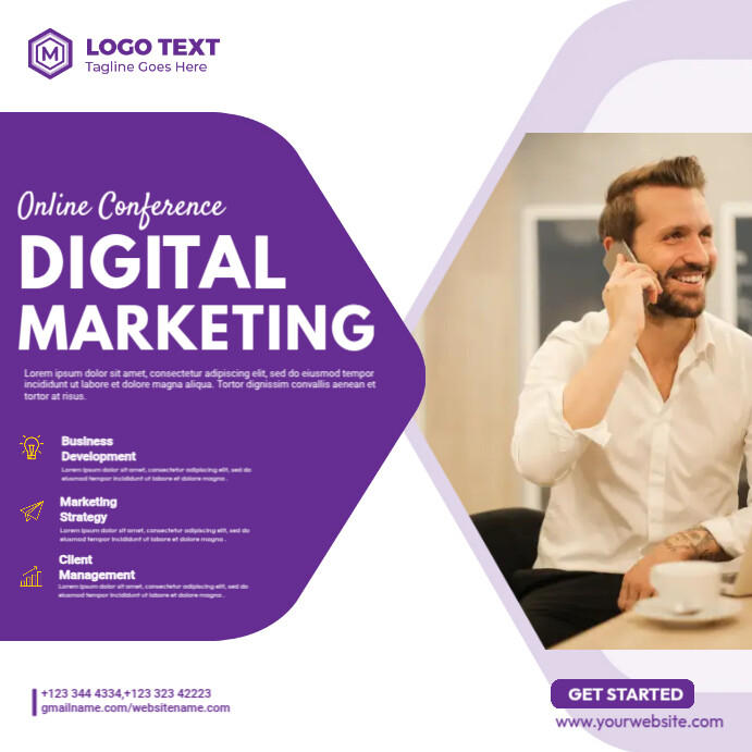 Digital Marketing Template | PosterMyWall
