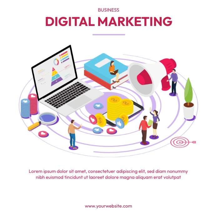 digital marketing template | PosterMyWall