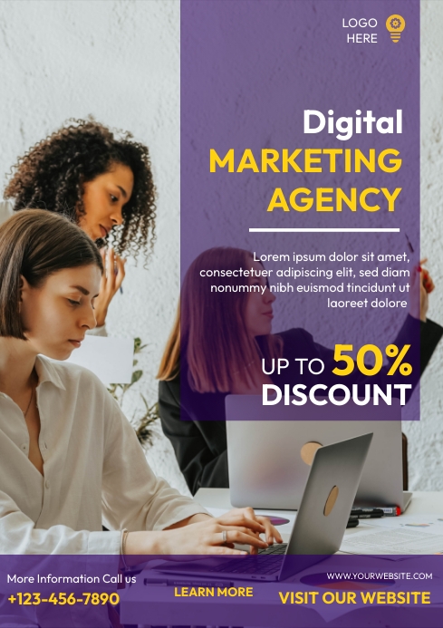 digital marketing template | PosterMyWall