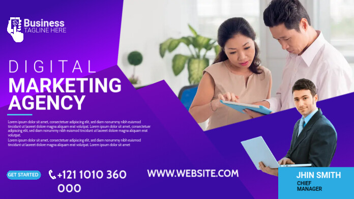 Digital Marketing Twitter Post Template | PosterMyWall