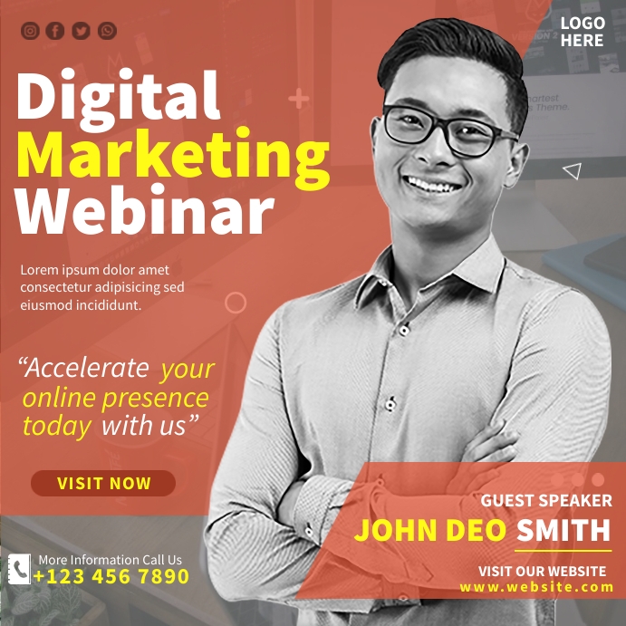 Copy of Digital Marketing Webinar | PosterMyWall