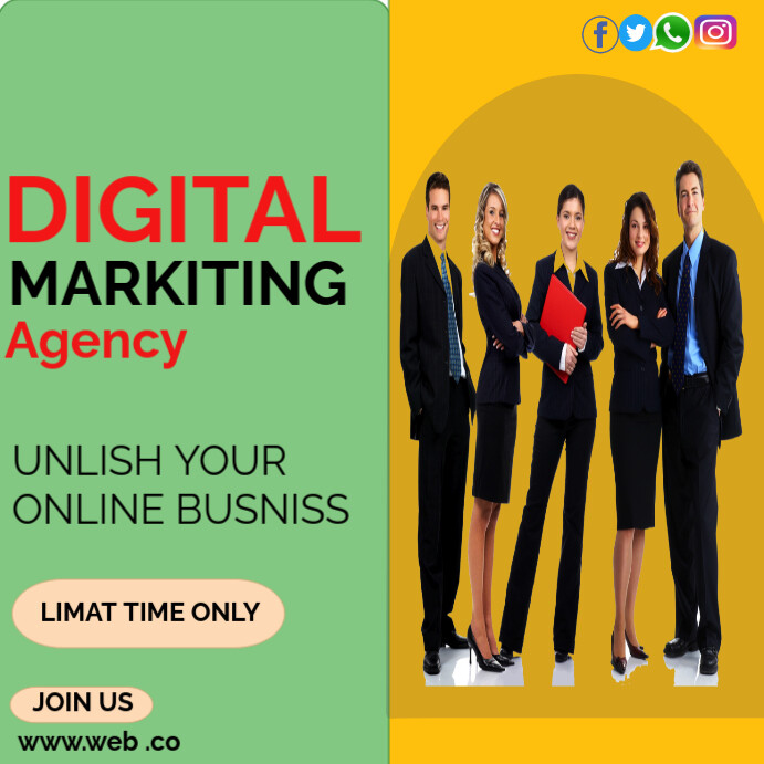Copy of DIGITAL MARKITING AGENCY | PosterMyWall