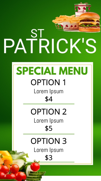 Digital Menus Template | PosterMyWall