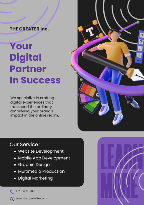 Digital partner Agency ads Template | PosterMyWall