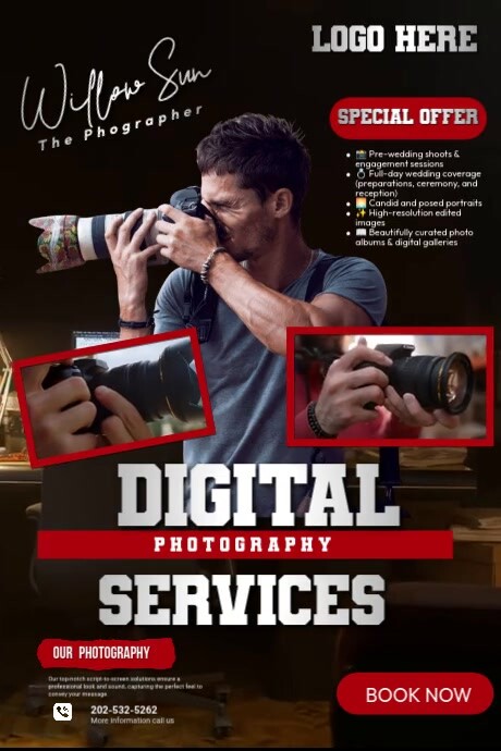 Digital Photography Services Template | PosterMyWall