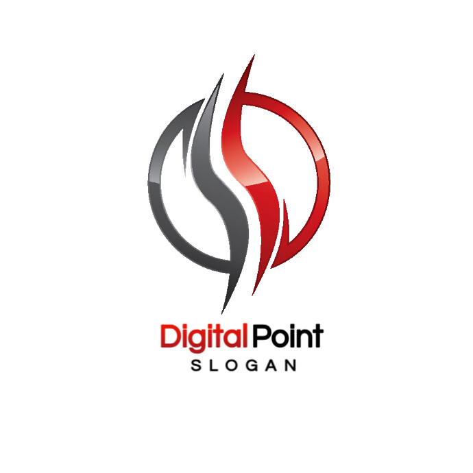 Digital Point Company Logo - Modern and Sleek Design Template ...