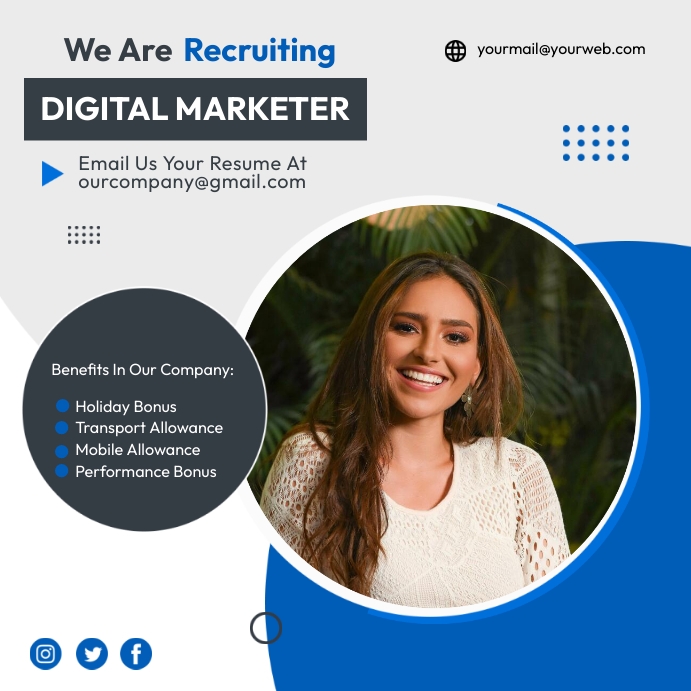 Digital Recruiting Template | PosterMyWall