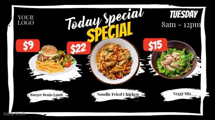 Digital Restaurant Menu Digital Displ Template | PosterMyWall