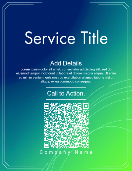 Digital Services Promotion Flyer Template | PosterMyWall