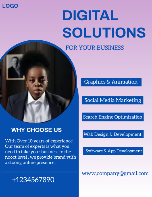 Copy of DIGITAL SOLUTIONS ad flyer | PosterMyWall