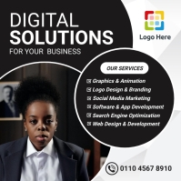 Corporate solutions flyer template | PosterMyWall