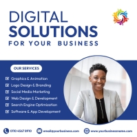 digital solutions for your business Template | PosterMyWall