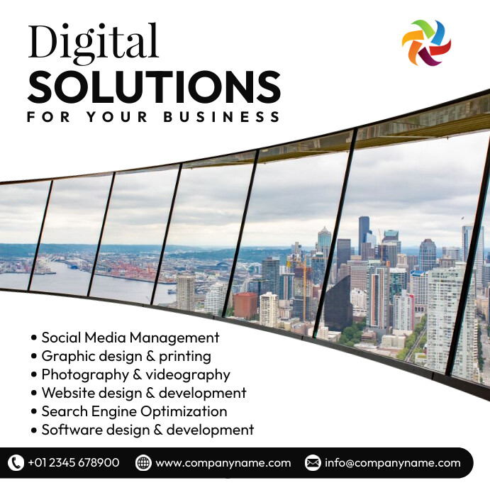 Copy of digital solutions for your business | PosterMyWall