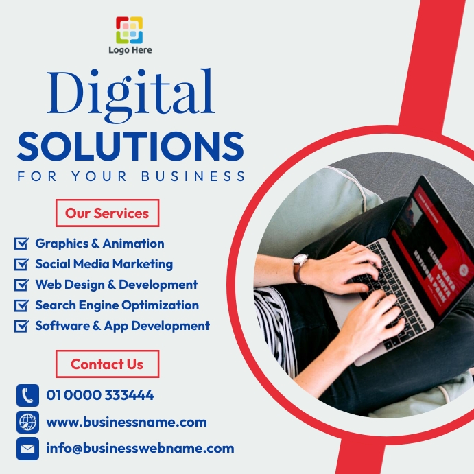 Kopya ng digital solutions for your business | PosterMyWall