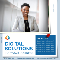 Digital Solutions for business flyer Template | PosterMyWall