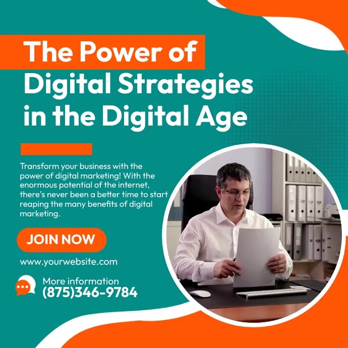 Digital Strategies Template | PosterMyWall