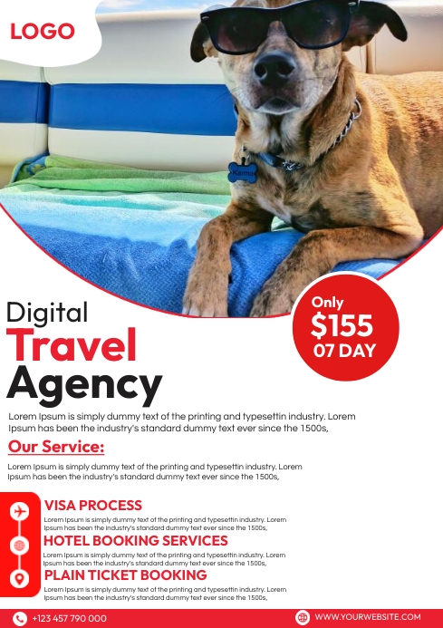 Digital Travel Agency Template | PosterMyWall
