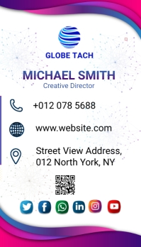 digital visiting card Template | PosterMyWall