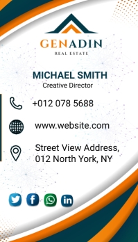 Grocery Store Service Visiting Card Template | PosterMyWall