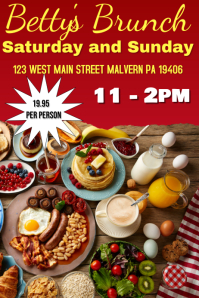 Brunch Poster Template | PosterMyWall