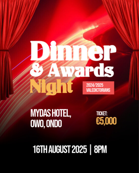 Dinner and Awards Night Flyer Design Template | PosterMyWall
