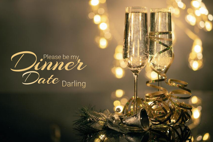 dinner card Template | PosterMyWall