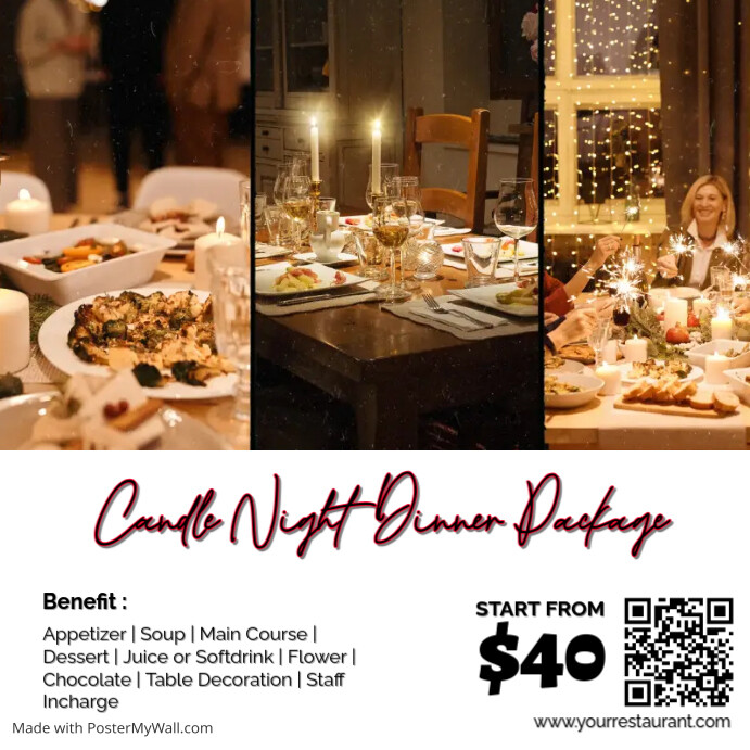 dinner Template | PosterMyWall