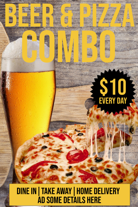 Dinner Template | PosterMyWall