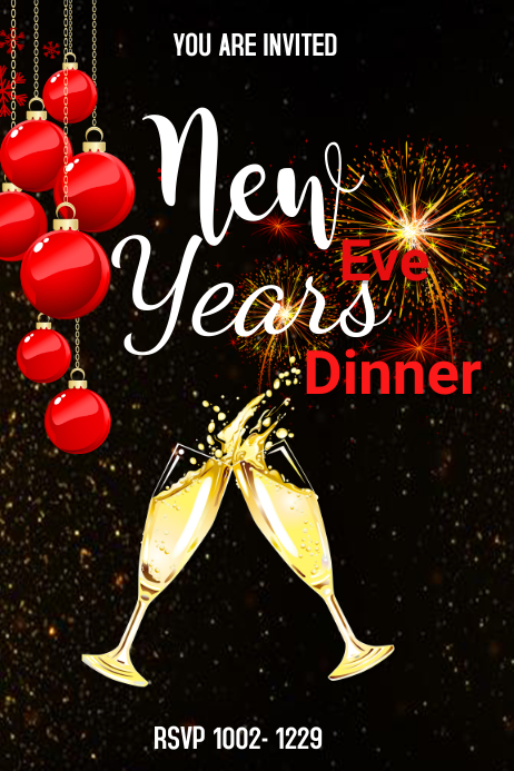 DINNER Template | PosterMyWall