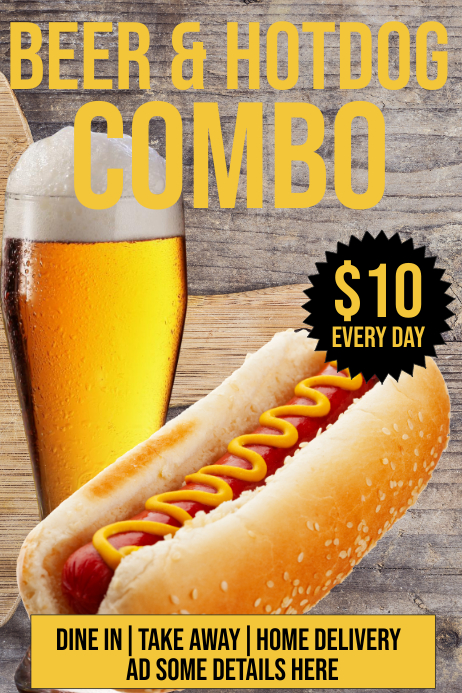 Dinner Template | PosterMyWall