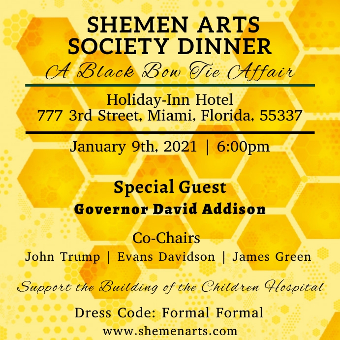 Copy of Dinner Event Instagram Template | PosterMyWall