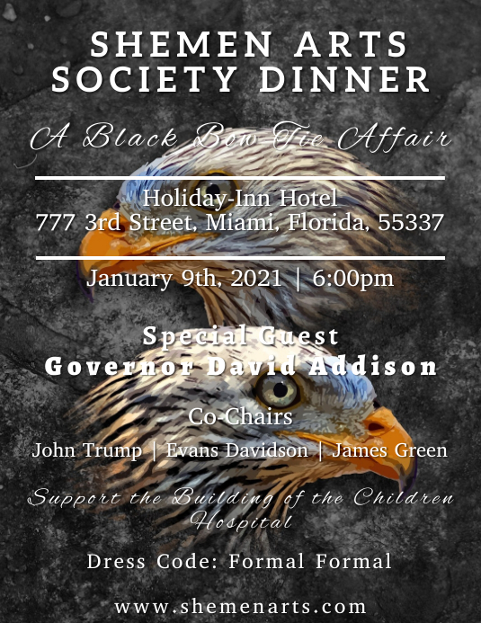 Copy of Dinner Event Social Media Flyer Template | PosterMyWall