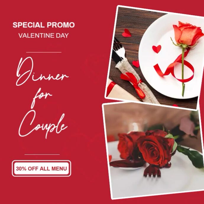 Dinner For Couple Template | PosterMyWall