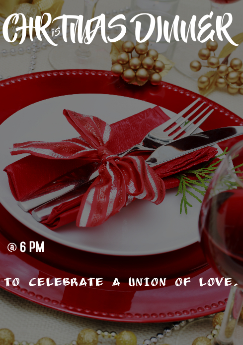 DINNER INVITATION Template | PosterMyWall