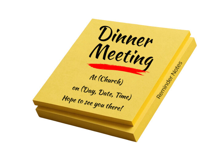Copy of Dinner Meeting Reminder | PosterMyWall