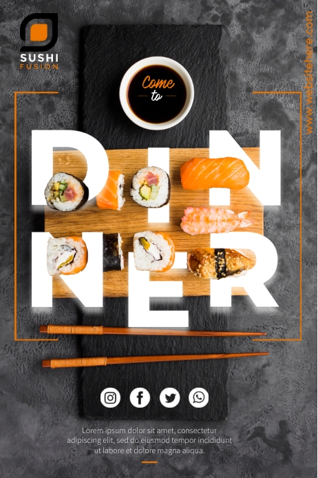 Dinner Menu Flyers Template | PosterMyWall