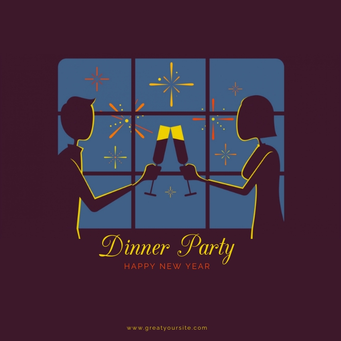 Dinner Party Template | PosterMyWall