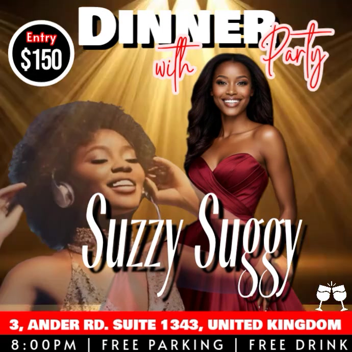 Dinner party Template | PosterMyWall
