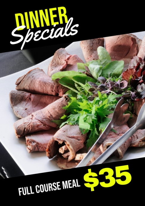 Dinner specials Template | PosterMyWall