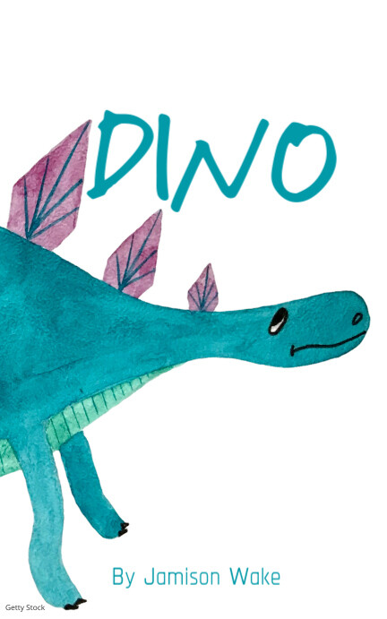 Modèle Dinosaur Kids Children's Book Cover | PosterMyWall