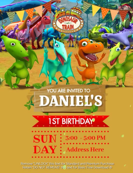 Copy of Dinosaur Train | PosterMyWall